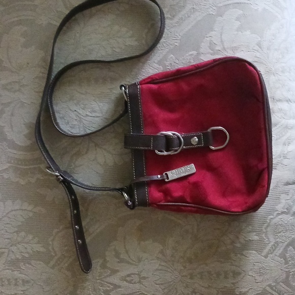 Chaps | Bags | Vintage Chaps By Ralph Lauren Maroonbrown Crossbody Bag ...